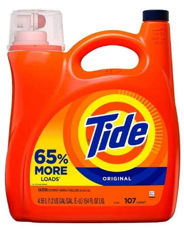 Tide Liquid Laundry Detergent Original Scent | Ultra Concentrate For ...