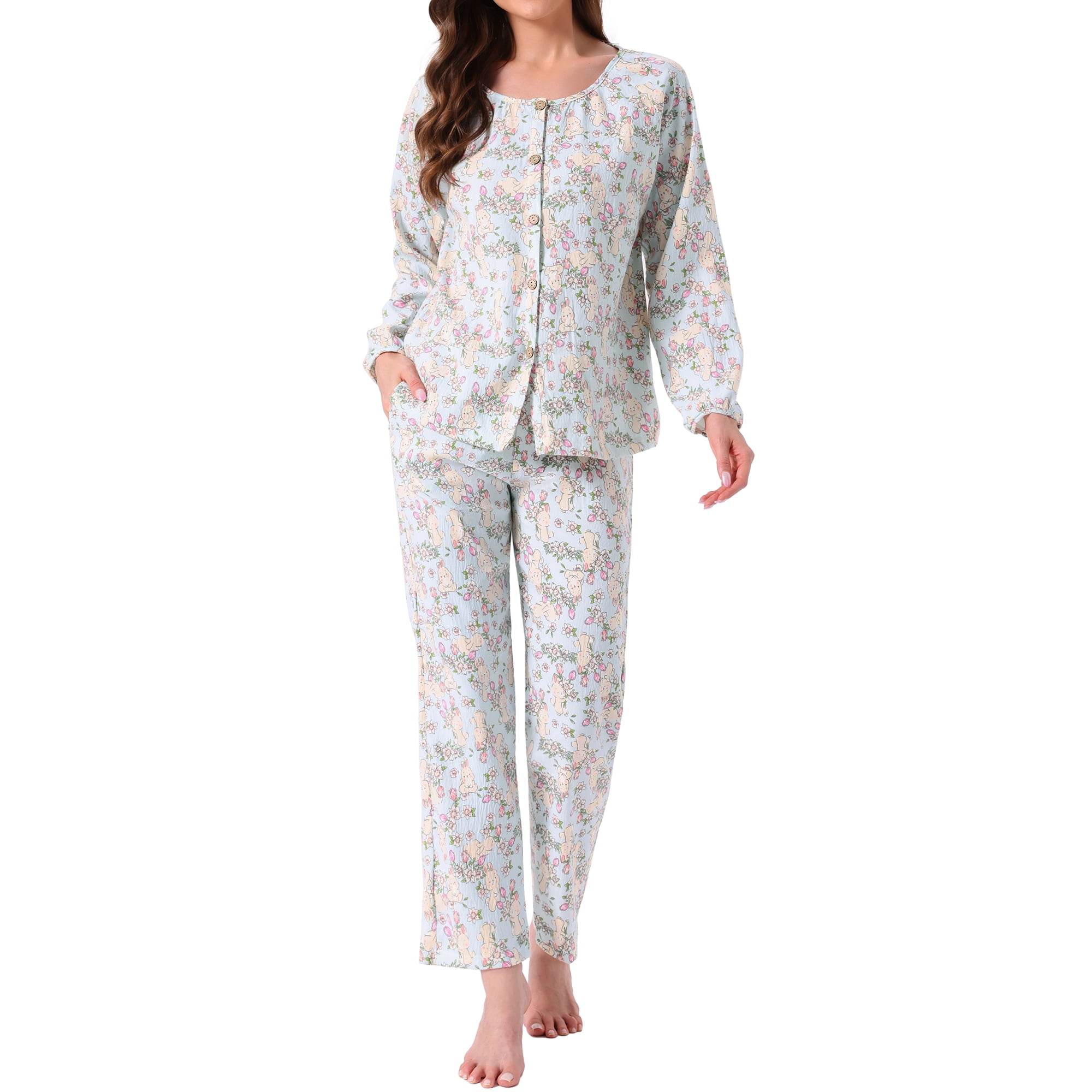 Click here for Inspire Chic Womens Pajamas Set Long Sleeves Cotto... prices