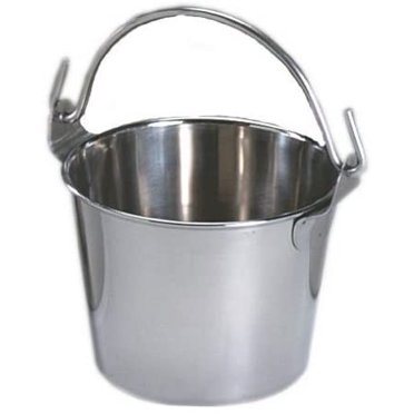 Stainless Steel Milk Pail Bucket with Lid & Handle - Walmart.com