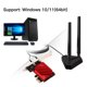 Fenvi FV-BE8800 PCI-E Wifi Bluetooth Card 802.11be Wifi 7 BE200 ...