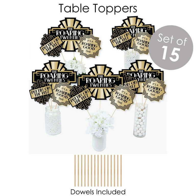 Party City Roaring Twenties Decorations | Shelly Lighting