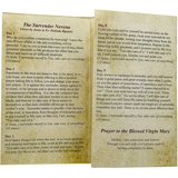 The Surrender Novena Prayer Chaplet with Sacred Heart Medal by Fr ...