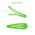 Assorted 120 Metal Snap Hair Clips in Vibrant 40 Colors for All Ages ...