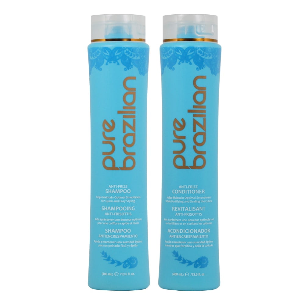 Pure Brazilian Anti-Frizz Shampoo and Conditioner 13.5oz Duo Set ...
