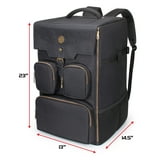 ENHANCE Board Game Storage Backpack - Black with Shoulder Straps ...