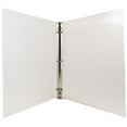 JAM Paper Plastic 3/4 inch Binders, Clear, 3 Small Metal Rings, 1/Pack ...