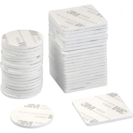 SICED 150 Pieces Double Sided Foam Adhesive Pad for Mounting Tape ...