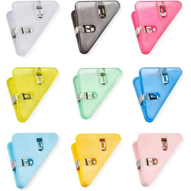 36 Pieces Document Clip Triangular Paper Clips Paper Corner Protector ...