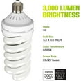 LS Photography 4-Pack 30W LED E26/E27 Light Bulb 300W Equivalent White 6500K 3000LM, WMT2207 ...