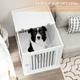 "HLR Big Side Open Large Dog Crate with Flip Cover, Anti-Chew Metal ...