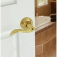 Honeywell Wave Passage Door Lever, Polished Brass, 8106003 - Walmart.com