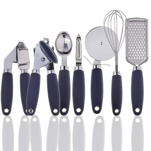 Cook with Color Stainless Steel Kitchen Gadget 7 Piece Set, Whisk ...
