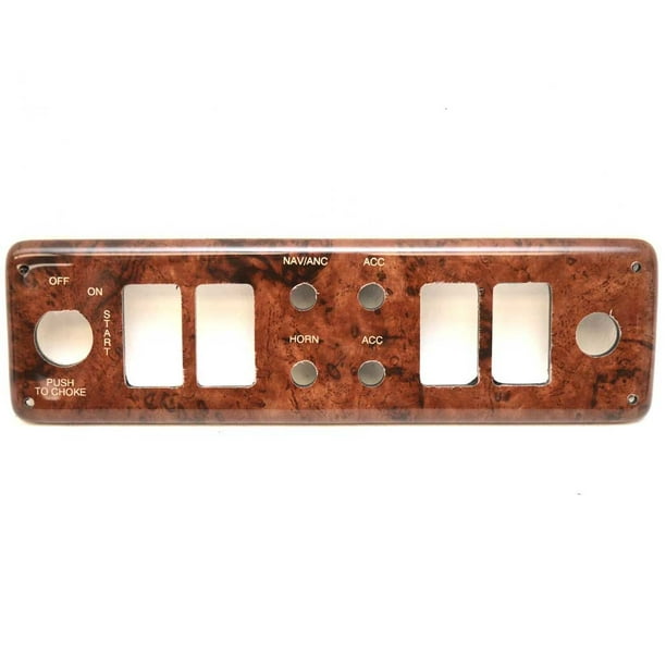 Smoker Craft Boat Blank Switch Panel 45618 | Escape Freedom Woodgrain ...