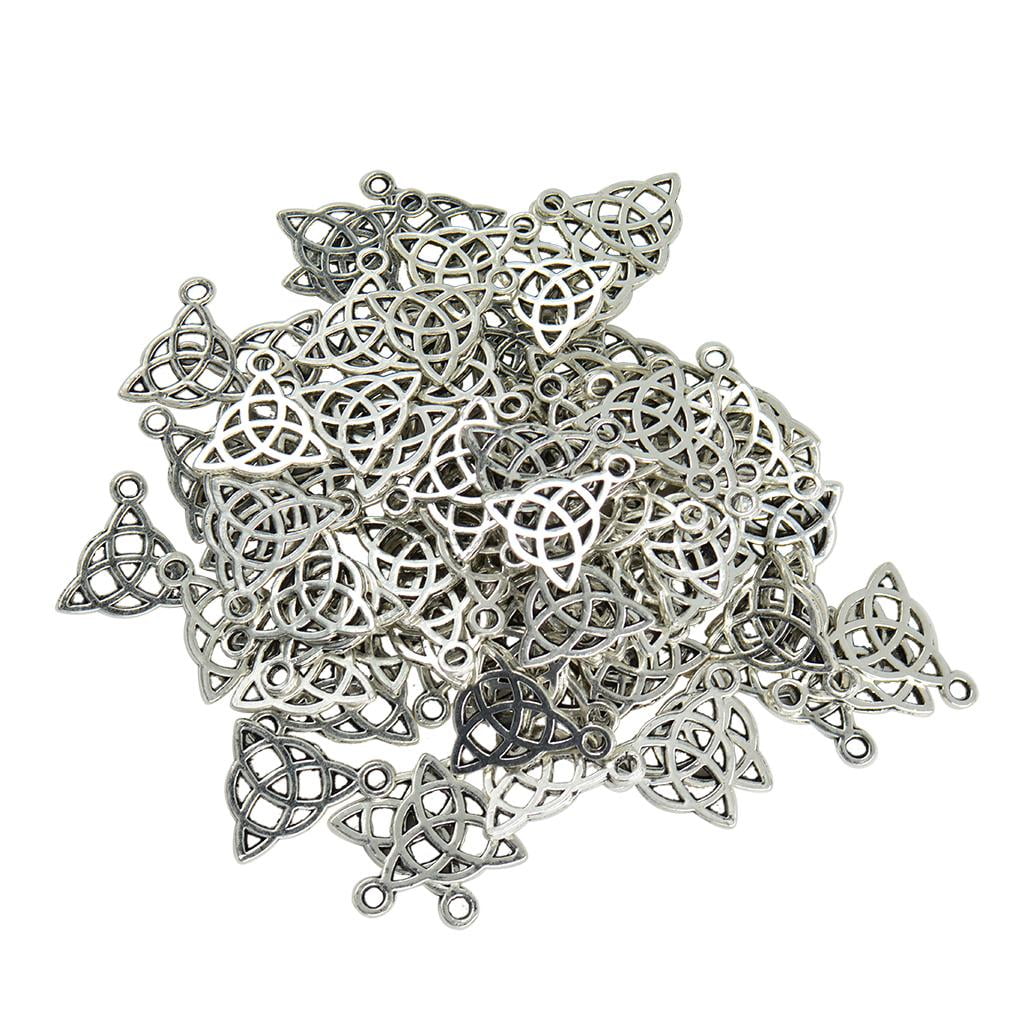 Click here for Yuksok 50pcs Tibetan Antique Silver Celtic Knot Ch... prices