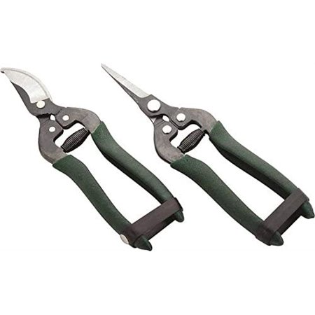 Edward Tools Pruning Snips Set (2) - Floral Scissors and Bypass pruners ...