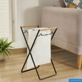 Casacomfy Foldable Trash Bag Holder, Lightweight, Black Iron Stand ...