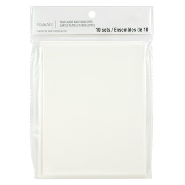 12 Packs: 20 ct. (240 total) White Cards & Envelopes by Recollections ...