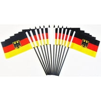 Pack of 12 4"x6" Germany With Eagle International Polyester Miniature ...
