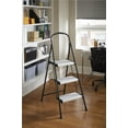 Cosco Three Step Folding Step Stool with Rubber Hand Grip - Walmart.com