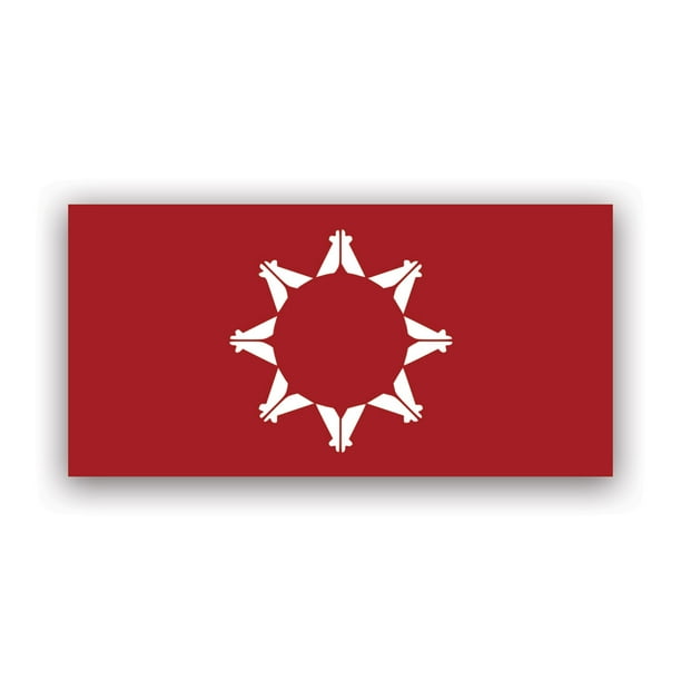 Oglala Sioux Nation Flag Sticker Decal - Self Adhesive Vinyl ...