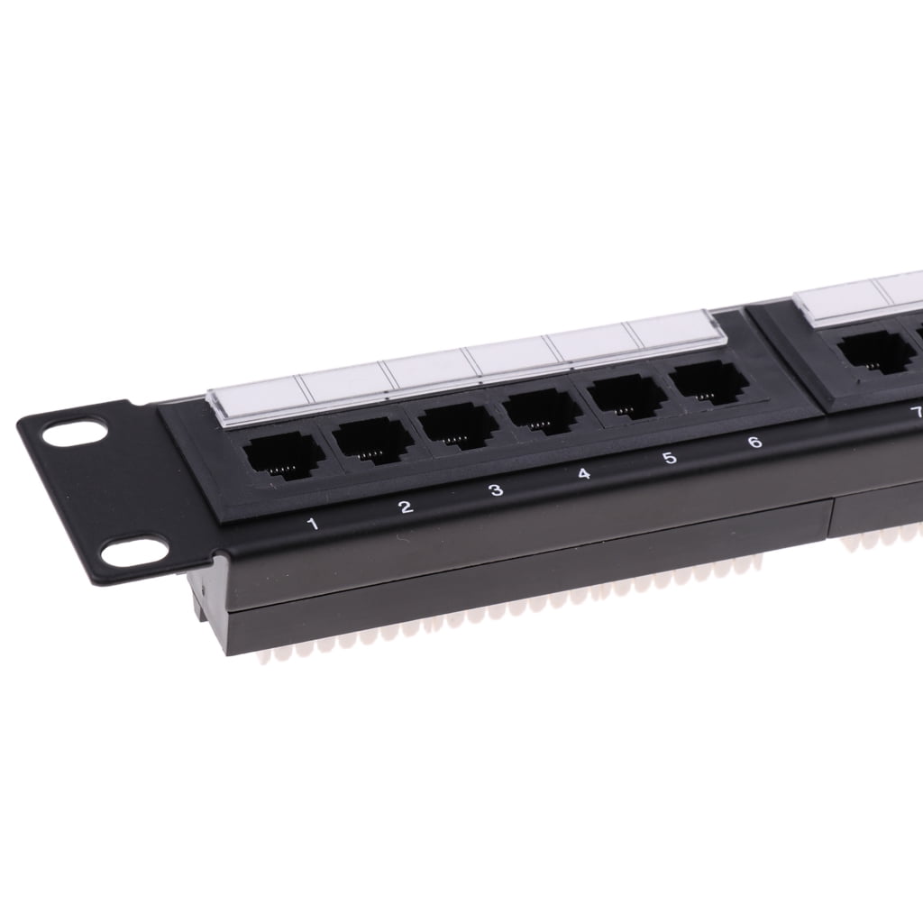 Buy 24-Ports cat six 1U Unshielded Rackmount Patch Panel Patch Panel ...
