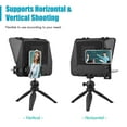 Teleprompter,Kit With Led A10 Portable Fill Remote Video Presentation ...