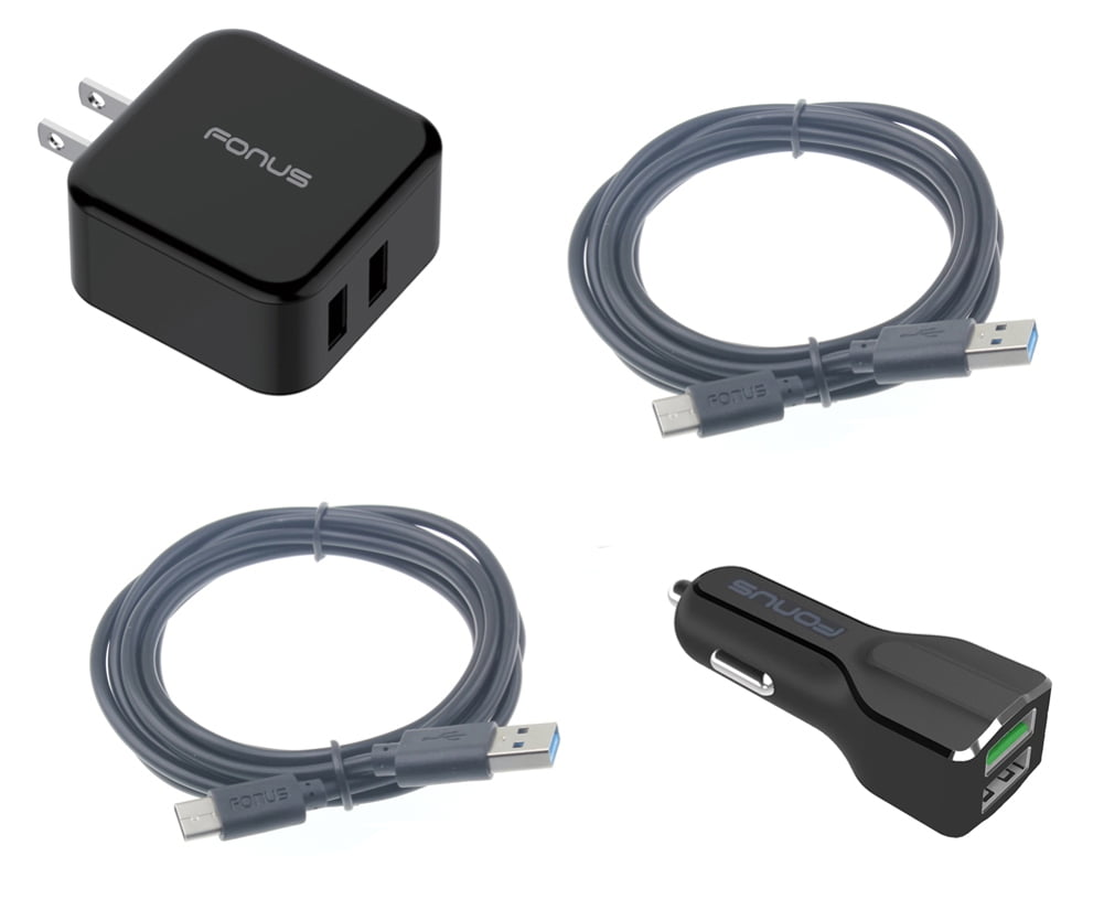 Compatible With G7 G8 ThinQ - 4-in-1 Adaptive Fast Home Car Charger 6ft ...