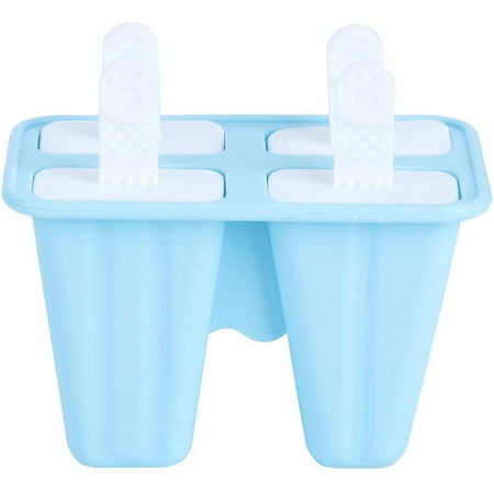 Ice Cream Mould,Reusable Easy Release Silicone Ice Pop Molds DIY ...
