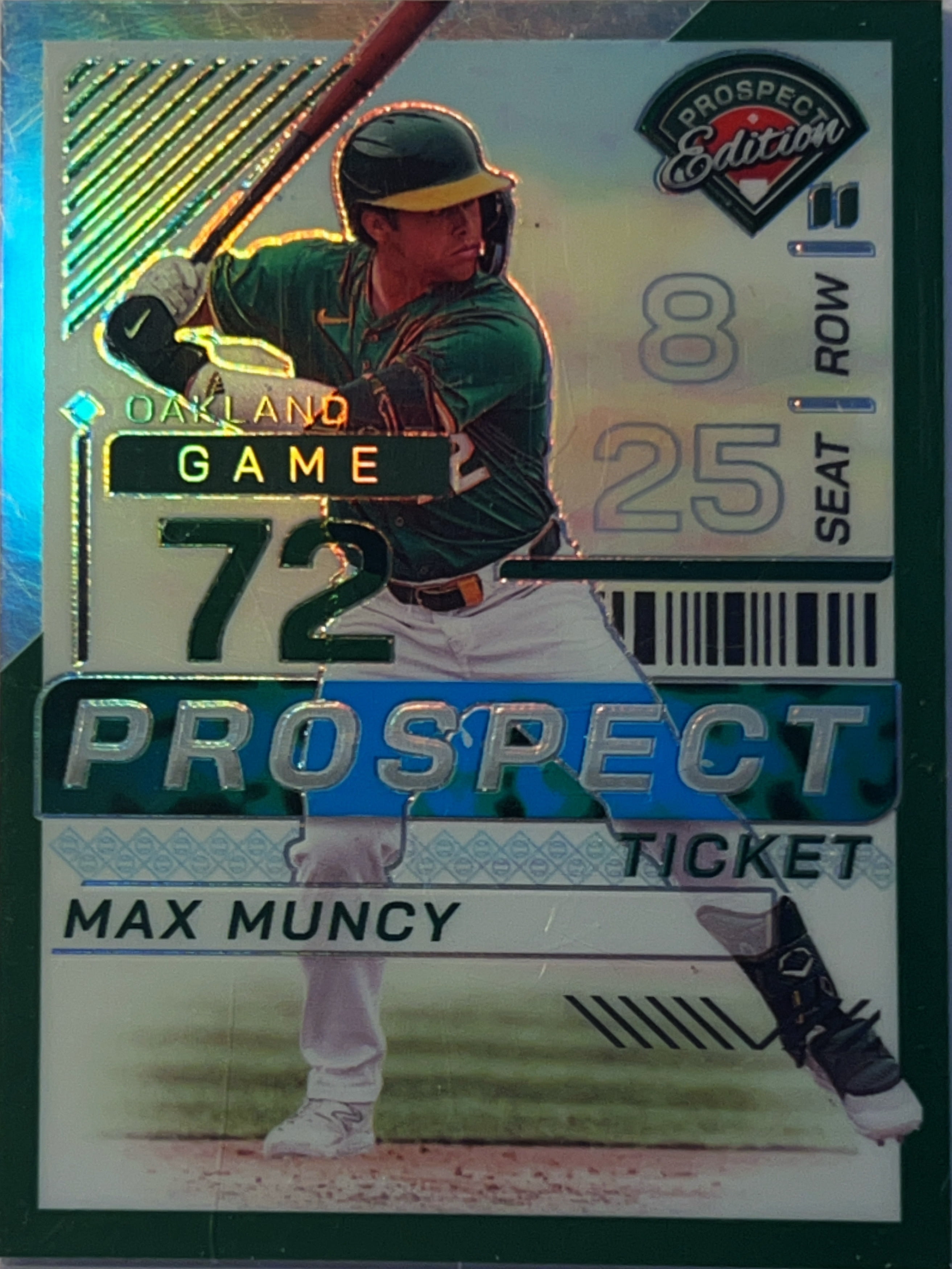 2024 Panini Prizm Prospect Edition Max Muncy #59 Green - Walmart.com
