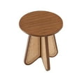 Meridian Furniture Butterfly Walnut Oak Veneer Top End Table - Walmart.com