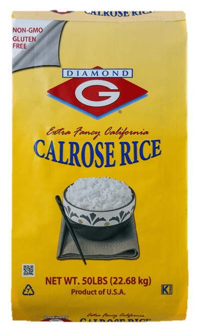 Diamond G Calrose Rice 50 Lb - Walmart.com