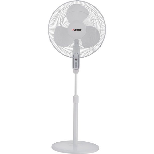 Lorell, LLR49251, Remote Oscillating Floor Fan, 1 Each, White - Walmart.com