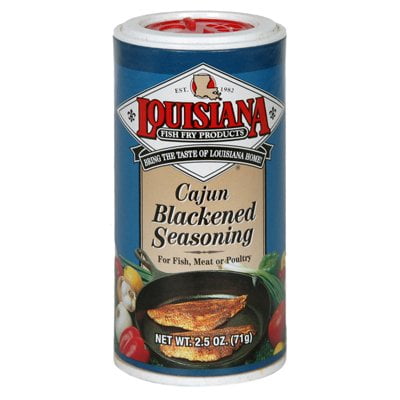 Louisiana Fish Fry Products Blackened Fish Seasoning, 2.5 oz. Shaker ...