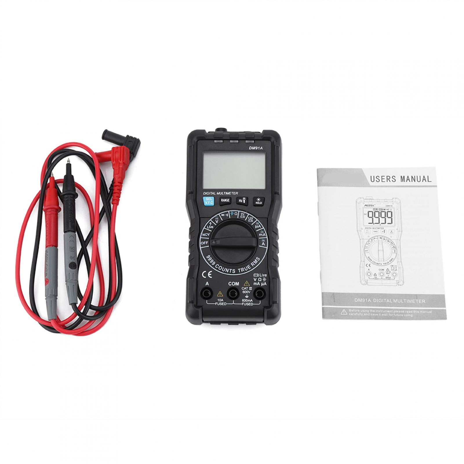 Multímetro DA, DM91A Mini multímetro de alta precisión Mini multímetro ...