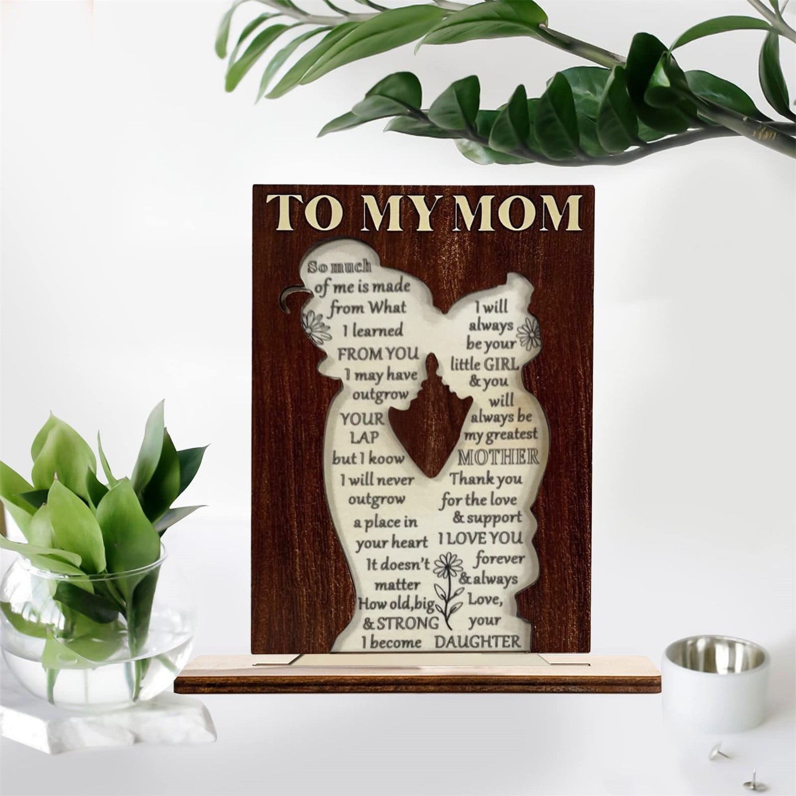 Click here for 3-Layer Wooden Plaque For Mom - Souew Personalized... prices