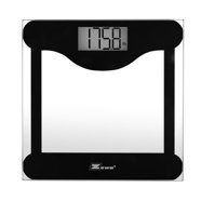 Bodico Round Glass Personal Digital Scale, 11 inches, Modern Clear ...