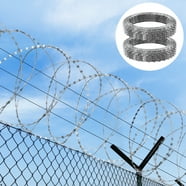 vidaXL Razor Wire Nato Helical Wire Fence Concertina Wire Galvanized ...