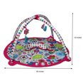 Bacati - Botanical Girls Activity Gym & Playmat, Pink/Multicolor with ...