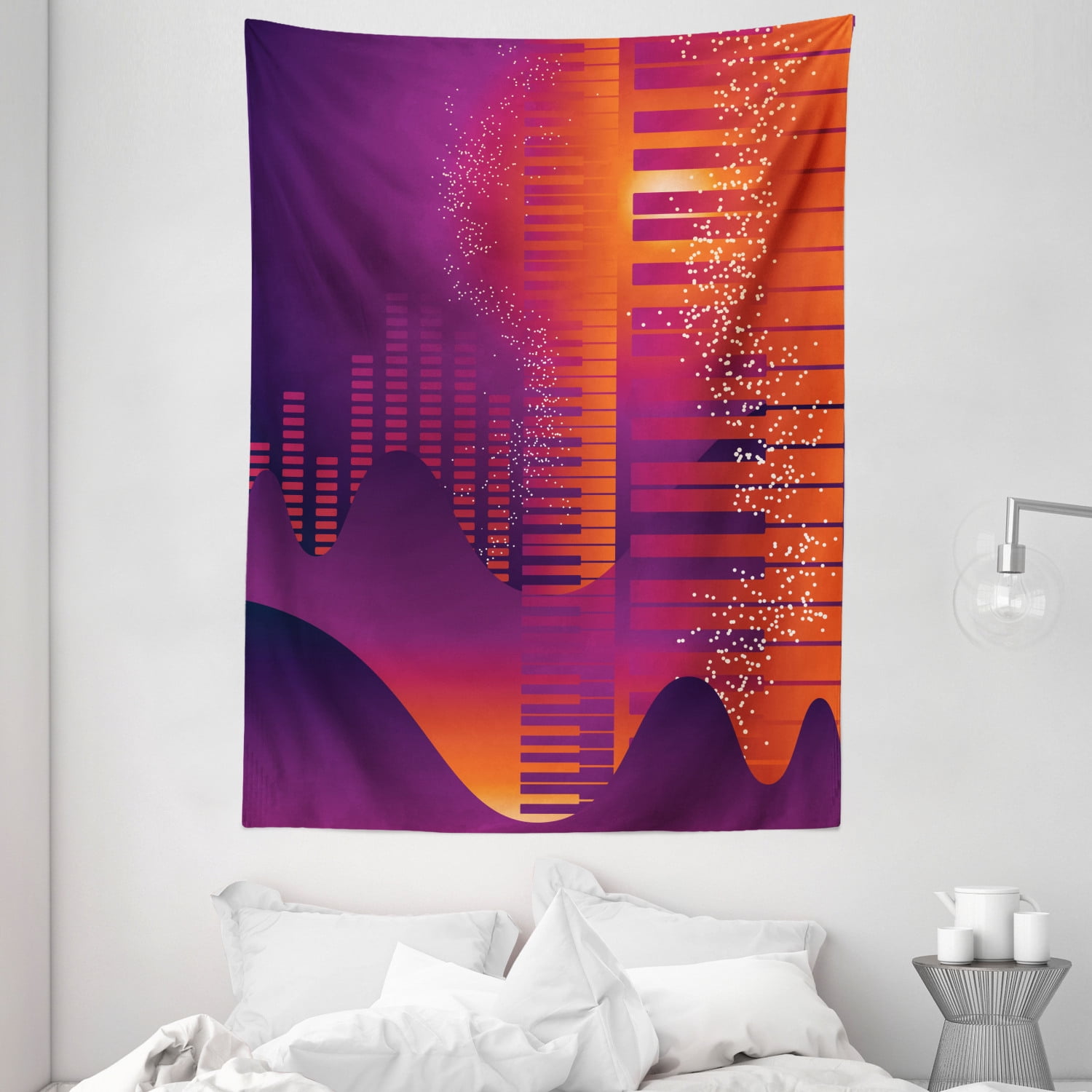 Music Tapestry, Volumes Bar Abstract Melody Visualization Motifs Art ...