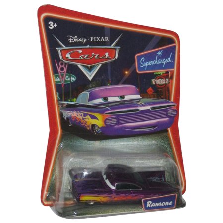 Disney Pixar World of Cars Ramone Supercharged Purple Toy Car | Walmart ...