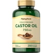 Heritage Store Digestive Castor Oil 725 mg Capsules Supplement for ...