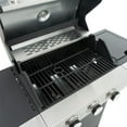 Seizeen Propane Gas Grill, 3 Burners BBQ Grill with Side Burner ...