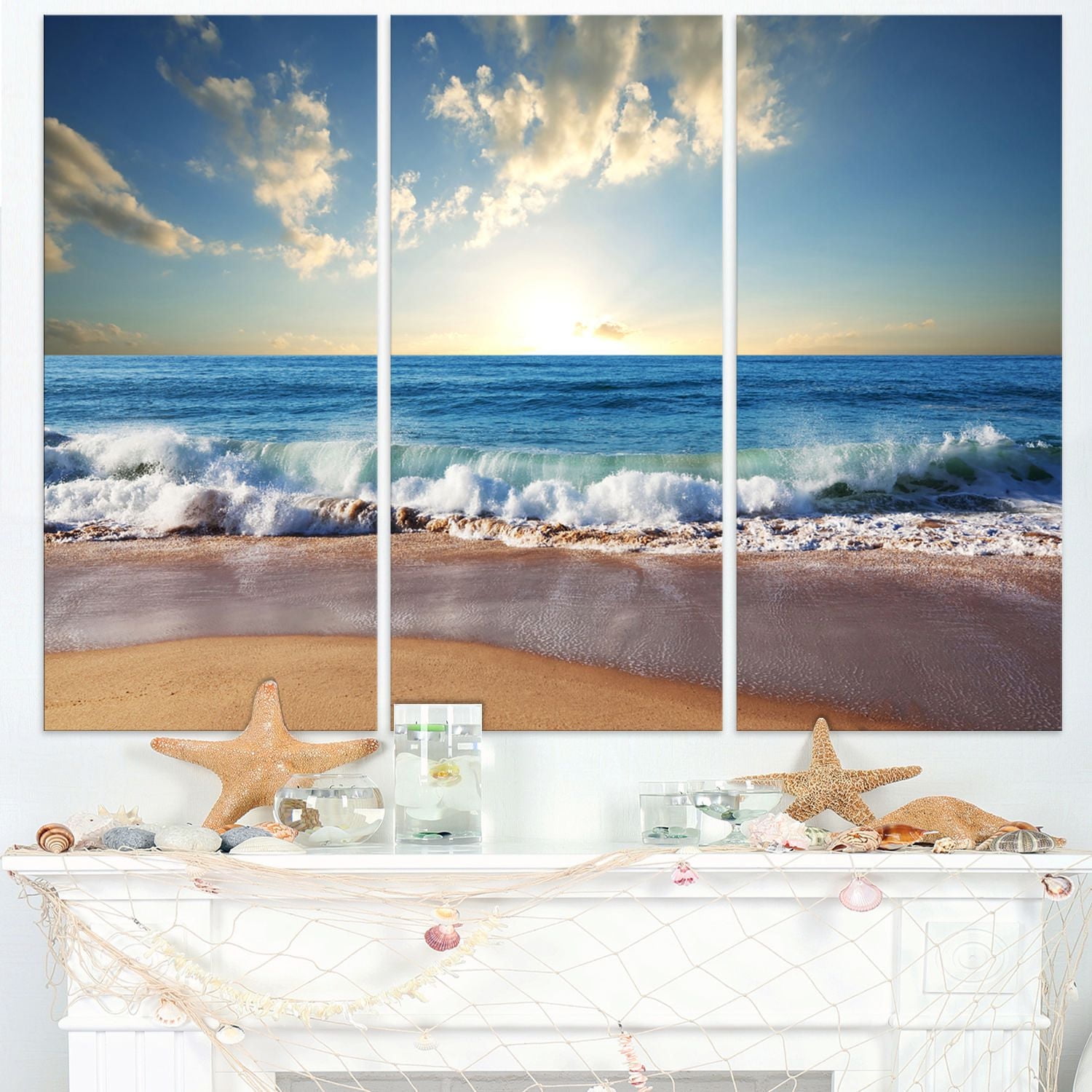 Click here for Designart Design Art Sea Sunset Seascape Photograp... prices
