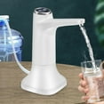 Water Dispenser Electric Water Bottle Pump with Base USB Water ...