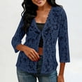 yardsong Summer Cardigans for Women 2026 Lightweight 3/4 Sleeve Crochet ...