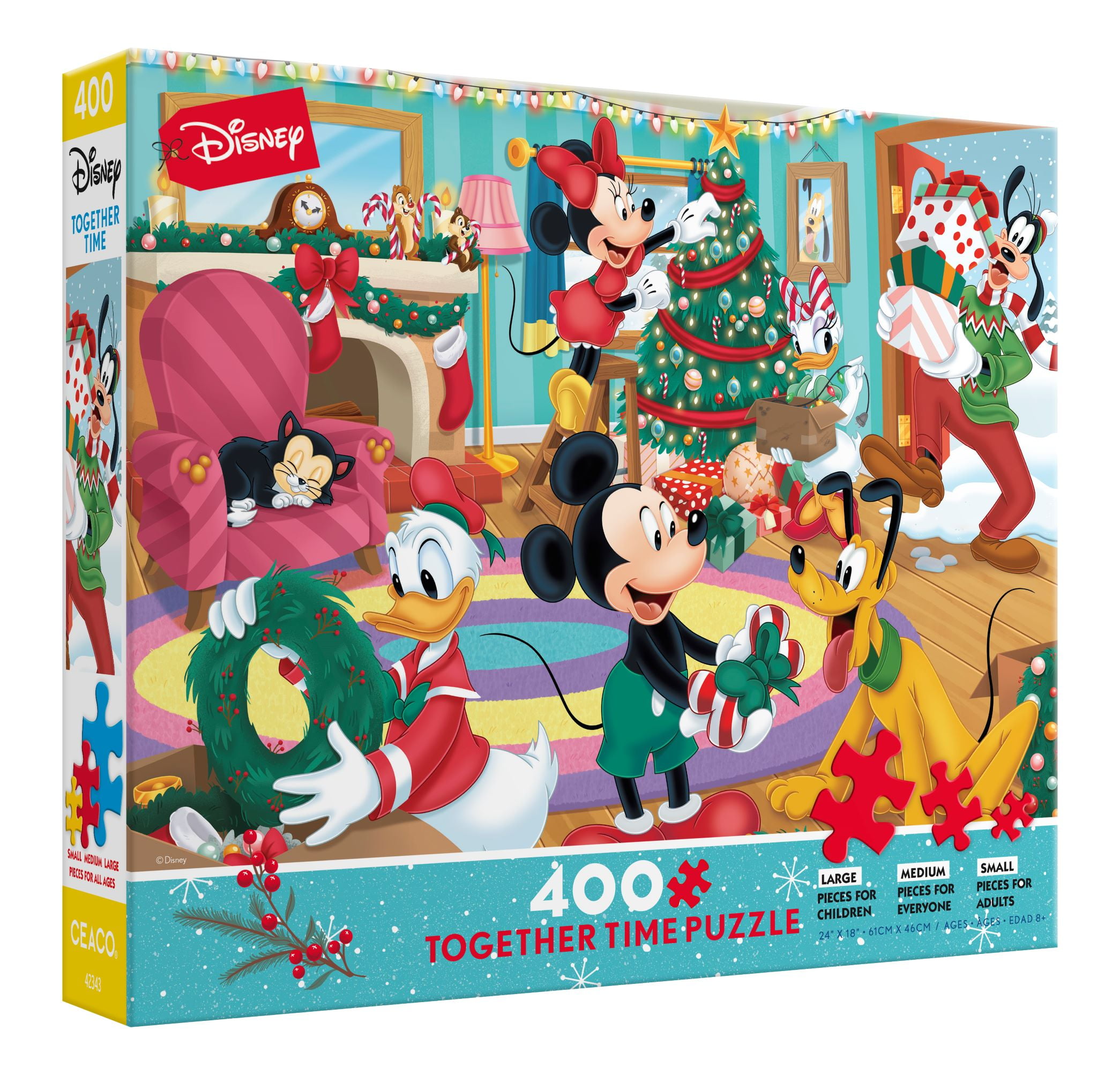 Ceaco 400-Piece Disney Holiday Together Time Mickey & Friends Holiday ...