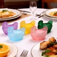Chicken Shaped Glass Candy Dish, Chicken Candy Dish with Lid, Vintage ...
