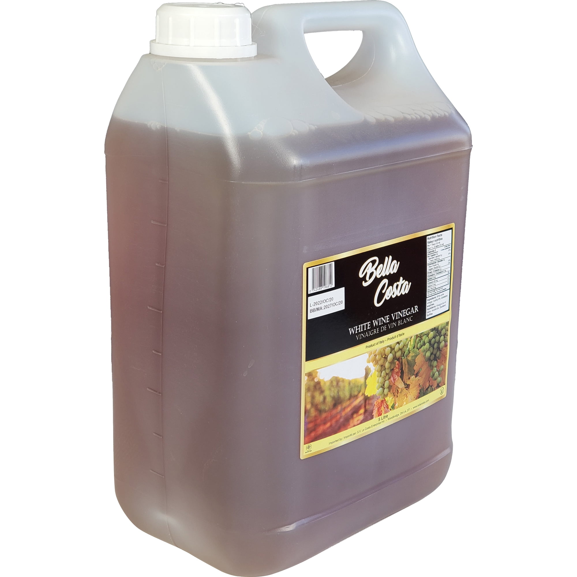 Click here for Bella Costa - White Wine Vinegar - Pack Of 2 - 5l... prices