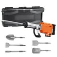 2200W Electric Demolition Jack Hammer with 6 Chisel Bits, 66J Impact ...