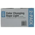 Intertek 18 Ft LED Color Changing Rope Lights, 2 Pack, Indoor Outdoor ...